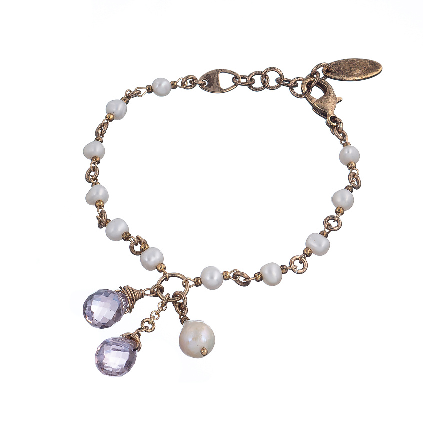 LANZEROTTI Браслет, Pesca, с жемчугом и кристаллами купить по цене 4960 ...