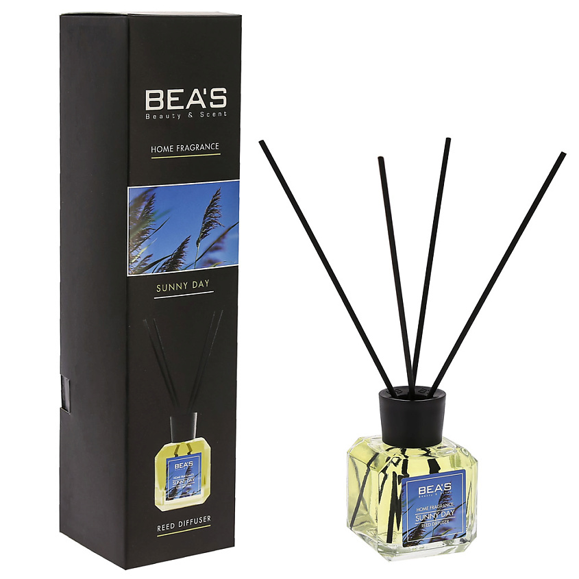 BEAS Диффузор для дома Reed Diffuser Sunny Day- Солнечный день купить по цене 670₽ в ЛЭТУАЛЬ
