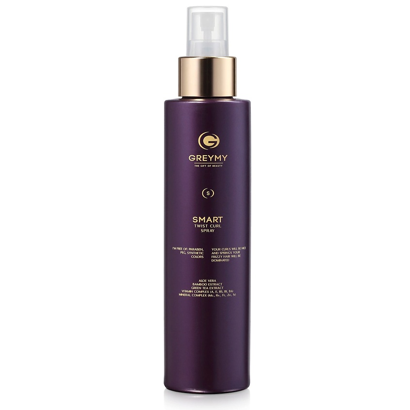 GREYMY Моделирующий спрей для создания локонов Smart Twist Curl Spray ...