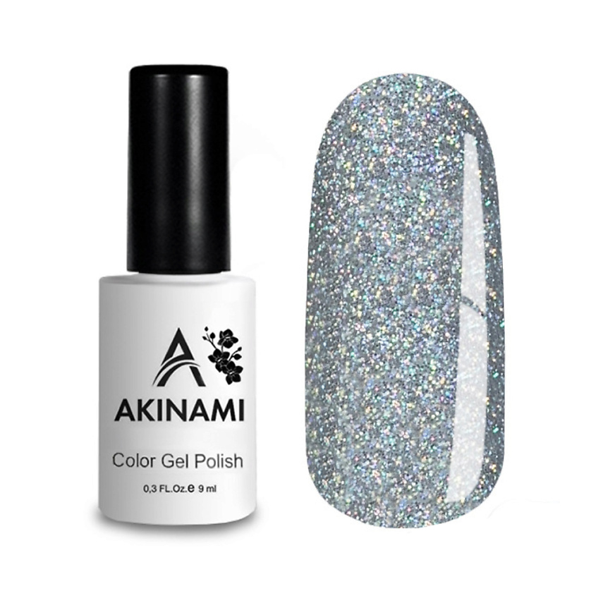 AKINAMI Лаковое покрытие Гель-лак с микро блестками Star Glow, Star Glow 08, 9 цвет купить по ...