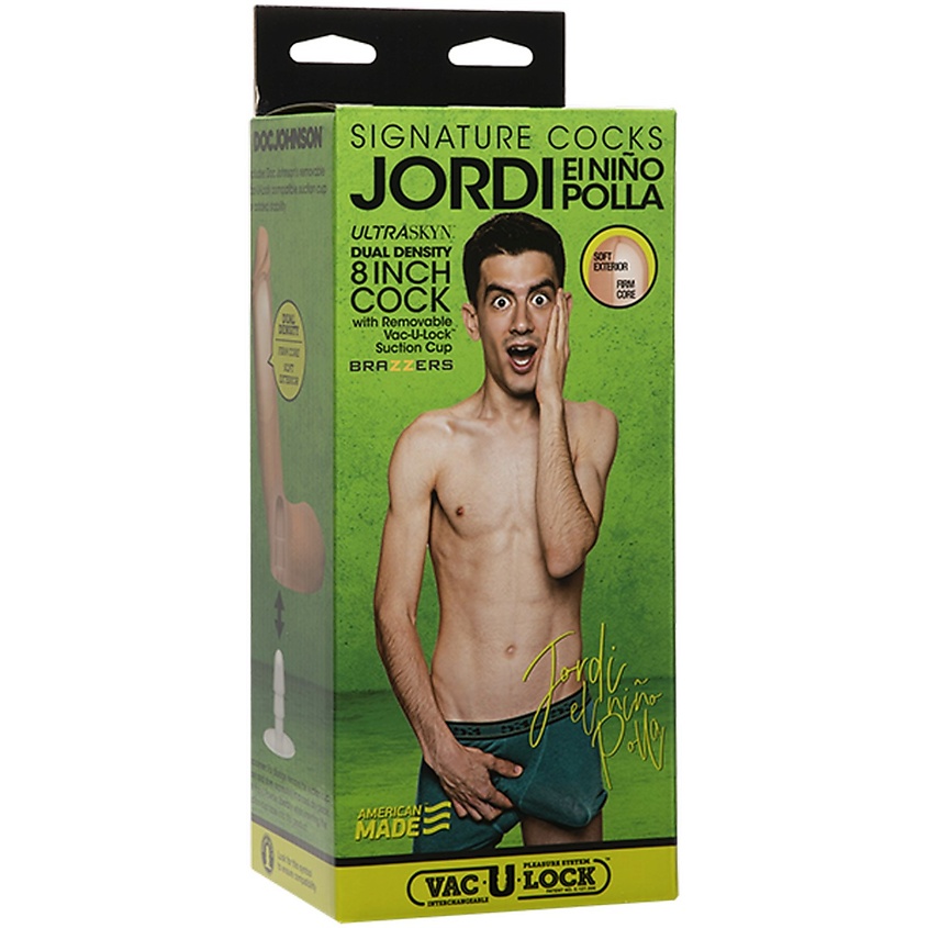 DOC JOHNSON Фаллоимитатор реалистик Jordi El Nino Polla 8 ULTRASKYN™ со ...