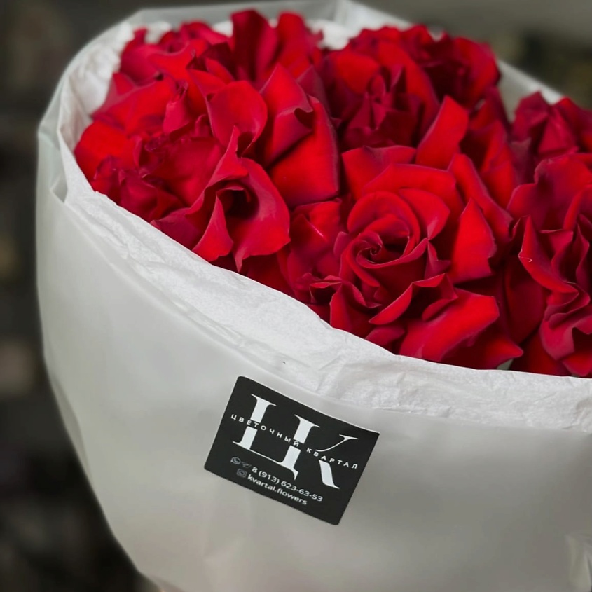АЗАЛИЯ FLOWERS Букет моно из французских роз сорта Explorer купить по ...