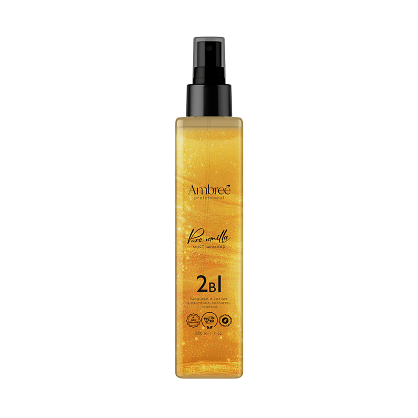 AMBREE Мист-шиммер для тела и волос с ароматом Pure vanilla 200 мл ...