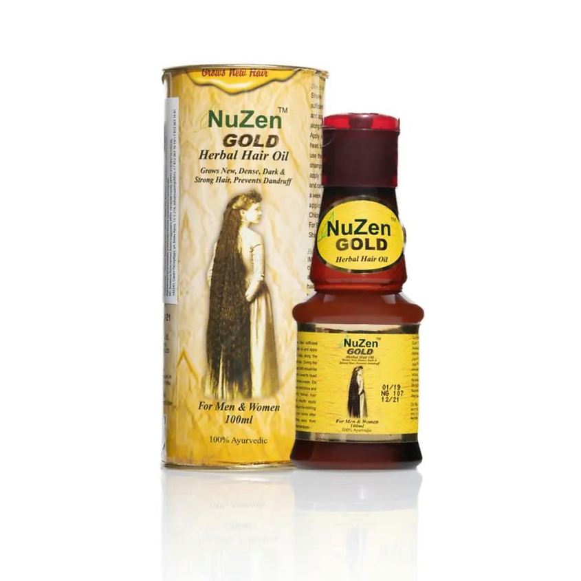 NUZEN HERBALS Масло для роста и против выпадения волос Nuzen Gold ...