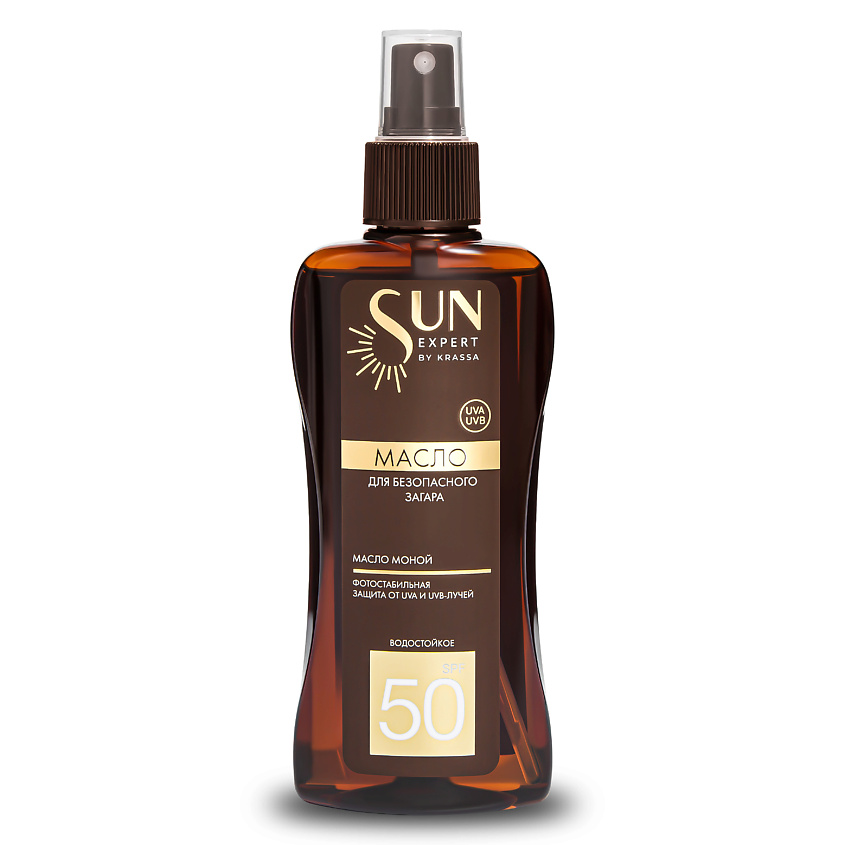 KRASSA SUN EXPERT Масло для безопасного загара SPF 50 с маслом Маной ...