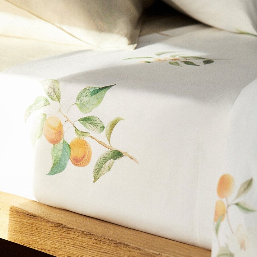 ZARA HOME Простынь фруктовый принт, плоский лист 290 x 280 купить по ...
