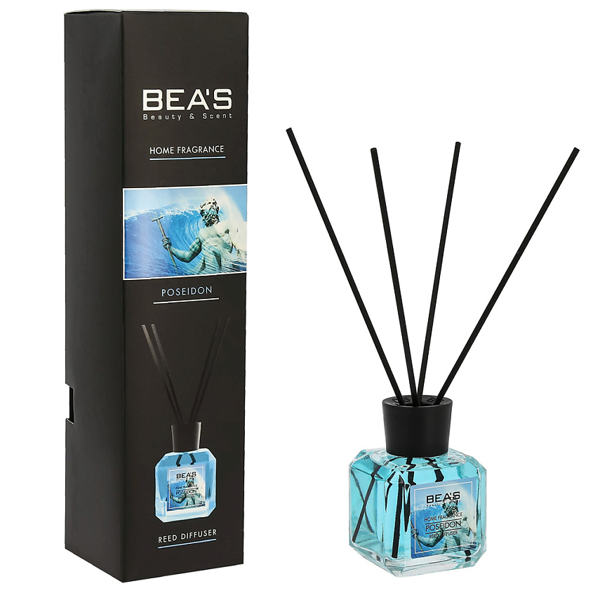 BEAS Диффузор для дома Reed Diffuser Poseidon - Посейдон купить по низким ценам в ЛЭТУАЛЬ
