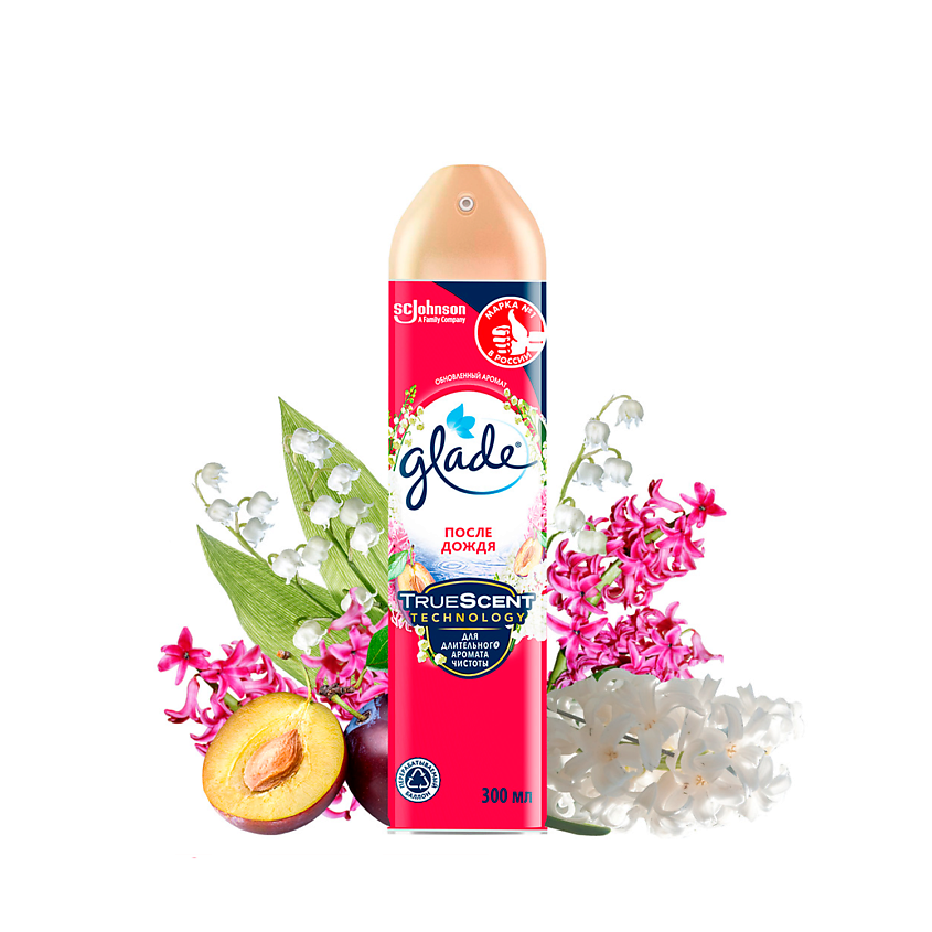 GLADE Освежитель воздуха После дождя купить по цене 222₽ в ЛЭТУАЛЬ