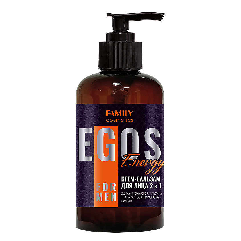 FAMILY COSMETICS Крем-бальзам для лица 2 в 1 Energy серии EGOS men ...