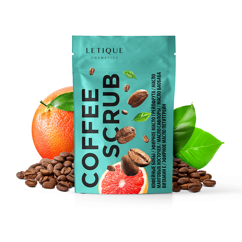LETIQUE COSMETICS Скраб для тела Кофе, 250 г купить по цене 529₽ в ЛЭТУАЛЬ