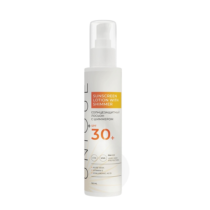 UNIQUEPRO Солнцезащитный лосьон с шиммером SPF 30+, 150 мл купить по ...