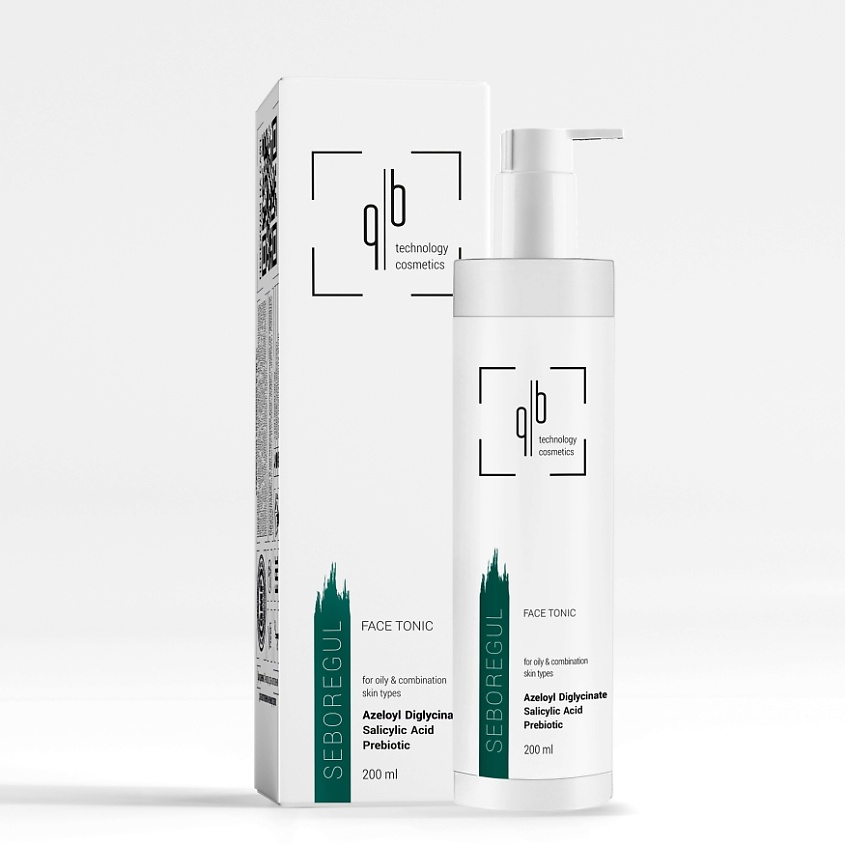 QB TECHNOLOGY COSMETICS Тоник для лица с азелоглицином и салициловой ...