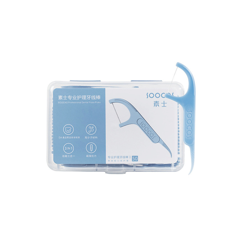 SOOCAS Зубная нить Dental Floss Pick (D1-CN1), флоссер купить по низким ...