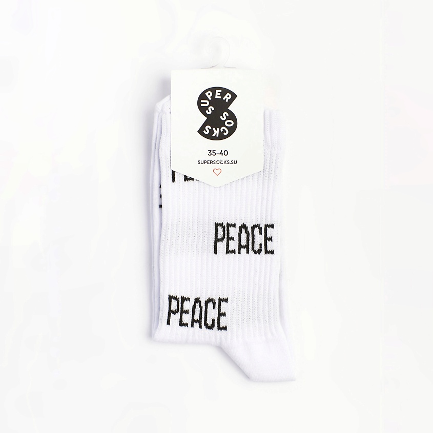 SUPER SOCKS Носки Peace паттерн купить по низким ценам в ЛЭТУАЛЬ