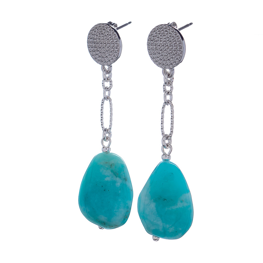 LANZEROTTI Серьги, Коллекция Atlantide, с амазонитом, Голубой купить по ...