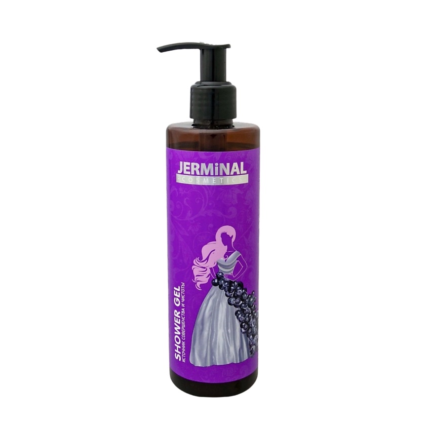 JERMINAL COSMETICS Гель для душа Люкс Черника купить по цене 199₽ в ЛЭТУАЛЬ