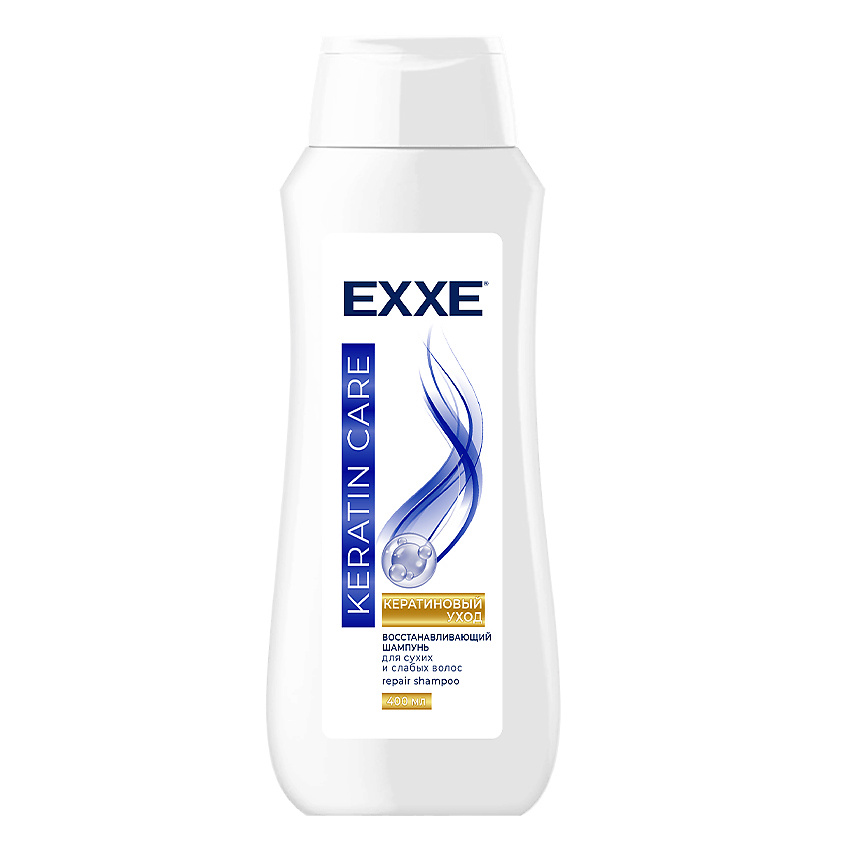 EXXE Шампунь для волос KERATIN CARE "Кератиновый уход", 400 мл, 400 мл ...