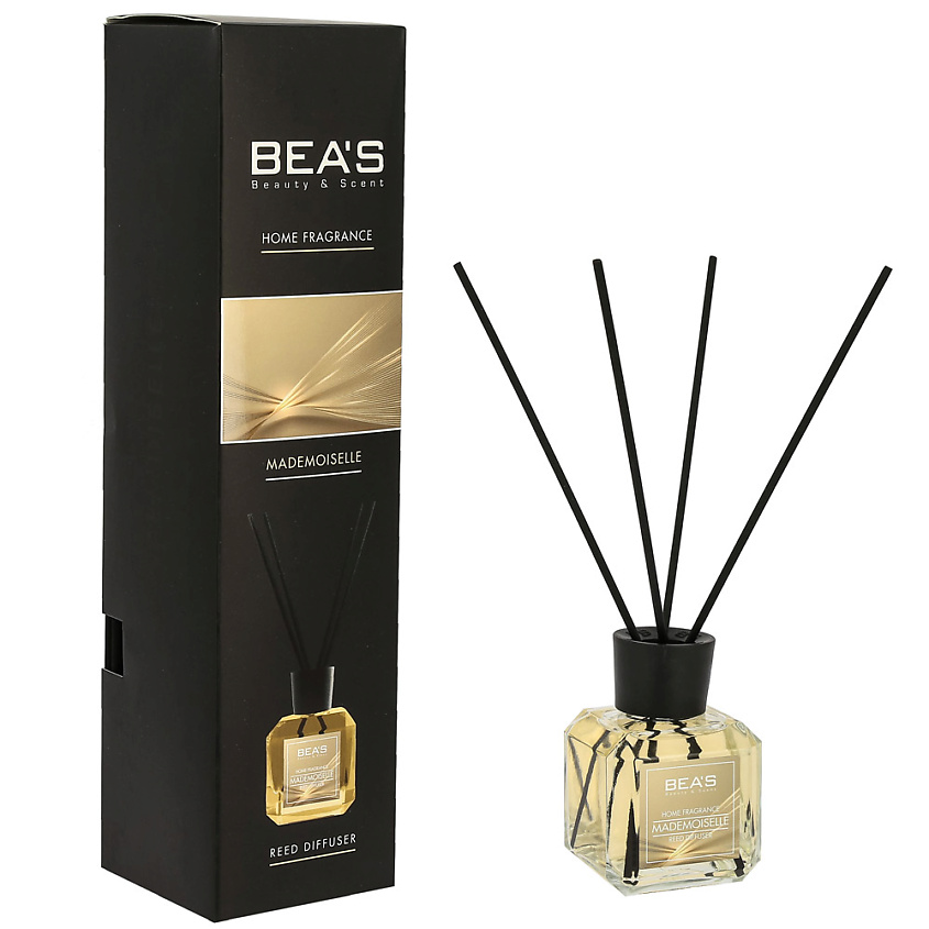 BEAS Диффузор для дома Reed Diffuser Mademoiselle купить по цене 670₽ в ЛЭТУАЛЬ