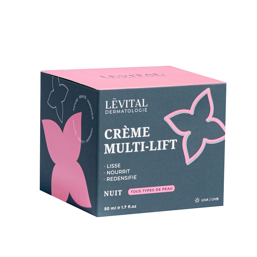 LEVITAL Крем для лица ночной увлажняющий пептидный Crème Multi-Lift ...
