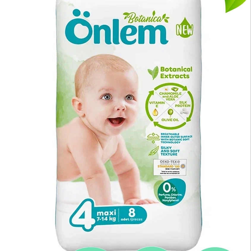 ONLEM Детские подгузники макси, 8 шт. ; 4 размер купить по цене 299₽ в ...