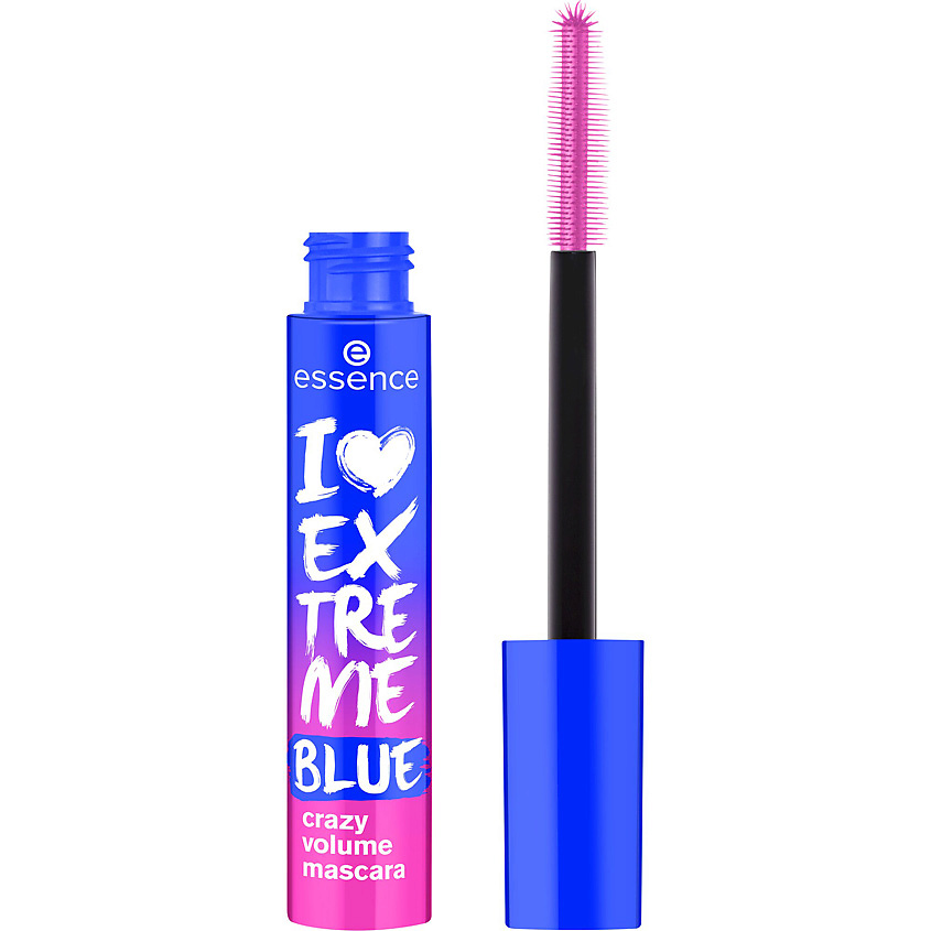 ESSENCE Тушь для ресниц синяя I Love Extreme Blue Crazy Volume Mascara ...