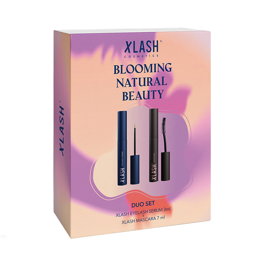 XLASH COSMETICS Набор-дуэт BLOOMING NATURAL BEAUTY DUO SET: сыворотка ...
