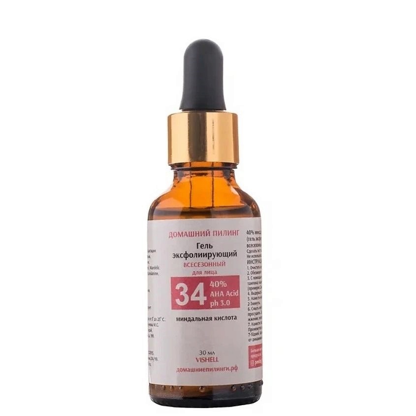 VISHELL Пилинг №34 Миндальный 40% купить по низким ценам в ЛЭТУАЛЬ