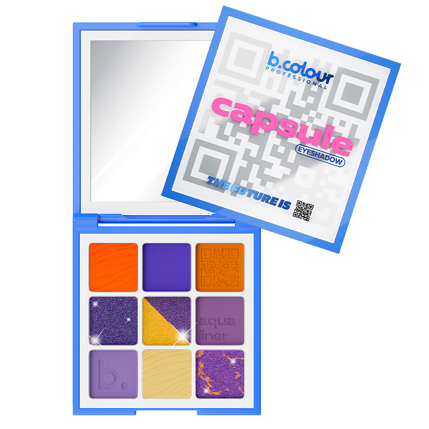 7DAYS Тени для век, палетка теней 9 оттенков B.COLOUR PROFESSIONAL ...