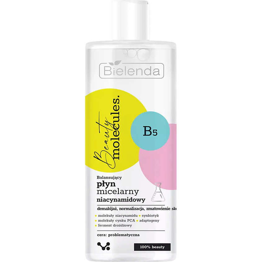 BIELENDA Мицеллярная вода балансирующая с ниацинамидом BEAUTY MOLECULES ...