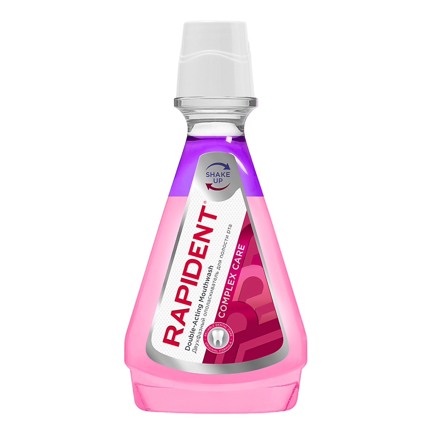 RAPIDENT Двухфазный ополаскиватель для полости рта «Complex care», 360 мл купить по цене 217₽ в ...