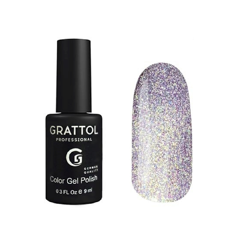 GRATTOL Гель лак хамелеон с блестками Quartz, Quaqtz3, 9 цвет купить по низким ценам в ЛЭТУАЛЬ