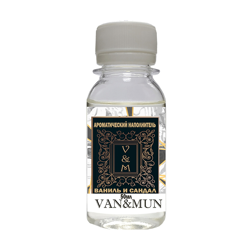 VAN&MUN Ароматический наполнитель для диффузора Ваниль и Сандал, 50 мл ...
