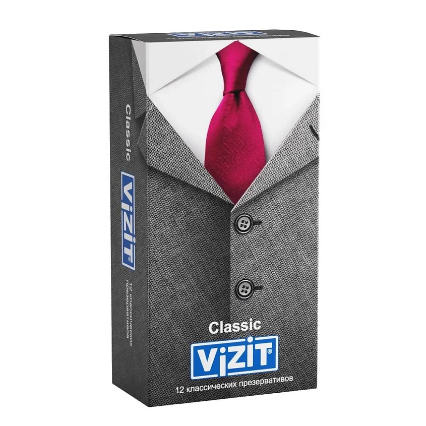VIZIT Презервативы классические тонкие со смазкой купить по низким ...