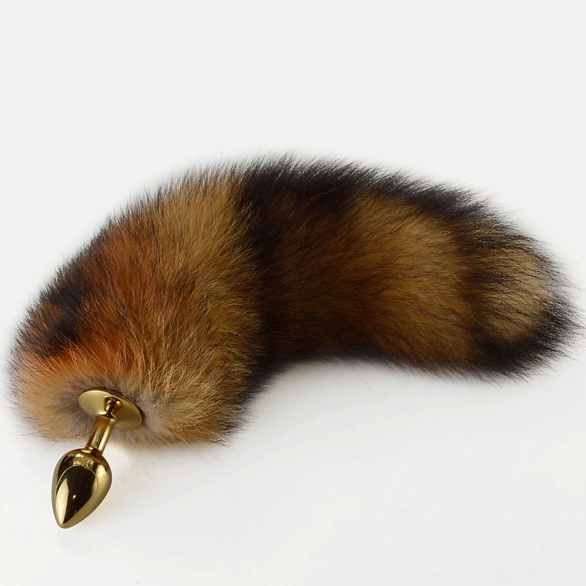SITABELLA Анальная пробка с хвостом из натурального меха Лисы Огневка купить по низким ценам в ...