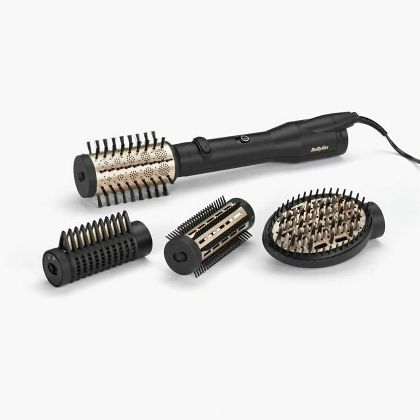 BABYLISS Фен-щетка для волос AS970E, Черный, золотой купить по цене ...