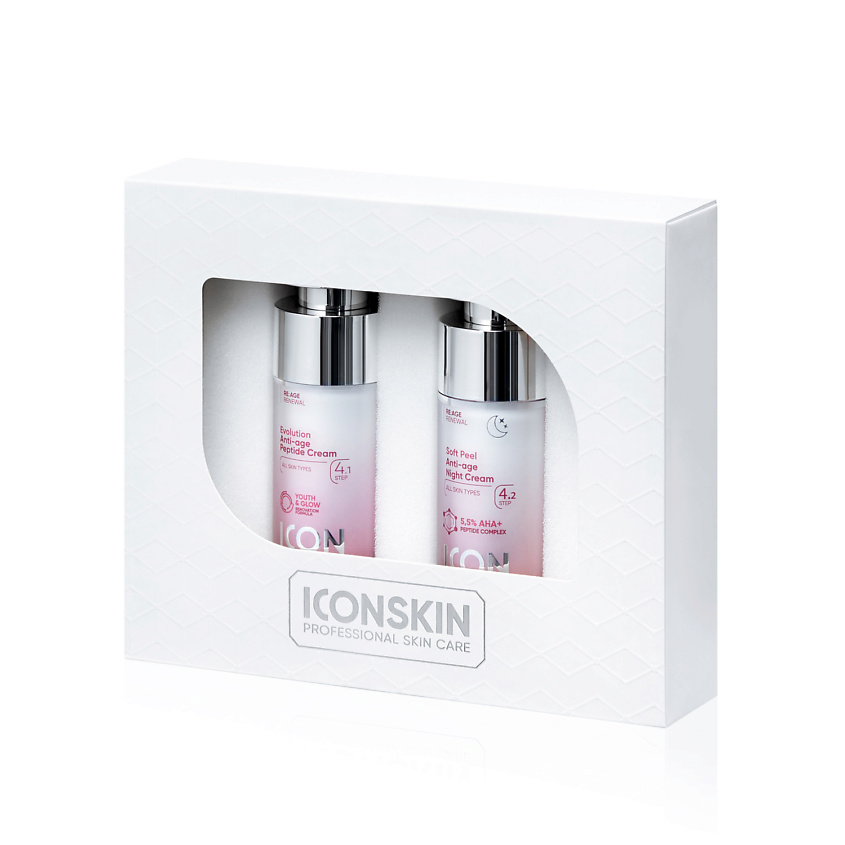 ICON SKIN Набор средств для антиэйдж ухода за всеми типами кожи Re:Age ...