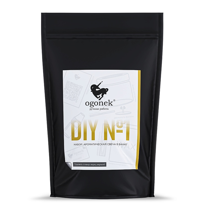 OGONEK РУЧНАЯ РАБОТА Набор для изготовления свечи декоративной "Горячий ...