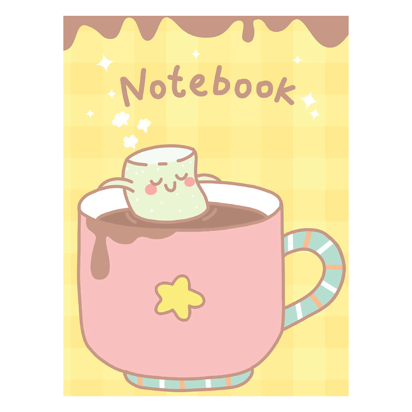 MYART Блокнот K-Notebook Кофе, в линию, мягкая обложка купить по низким ...