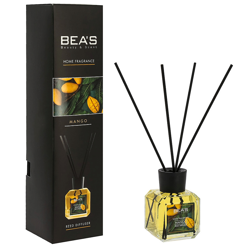 BEAS Диффузор для дома Reed Diffuser Mango купить по цене 670₽ в ЛЭТУАЛЬ