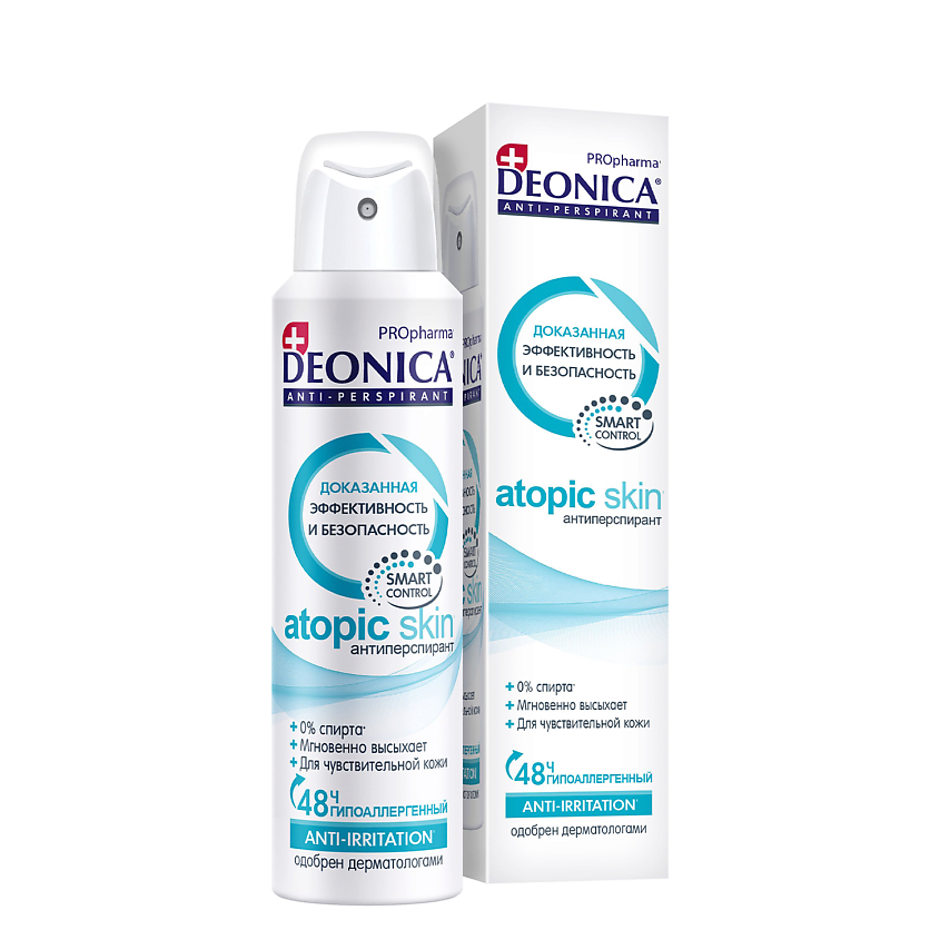 DEONICA PROpharma Антиперспирант ATOPIC SKIN, 150 мл купить по цене 233₽ в ЛЭТУАЛЬ