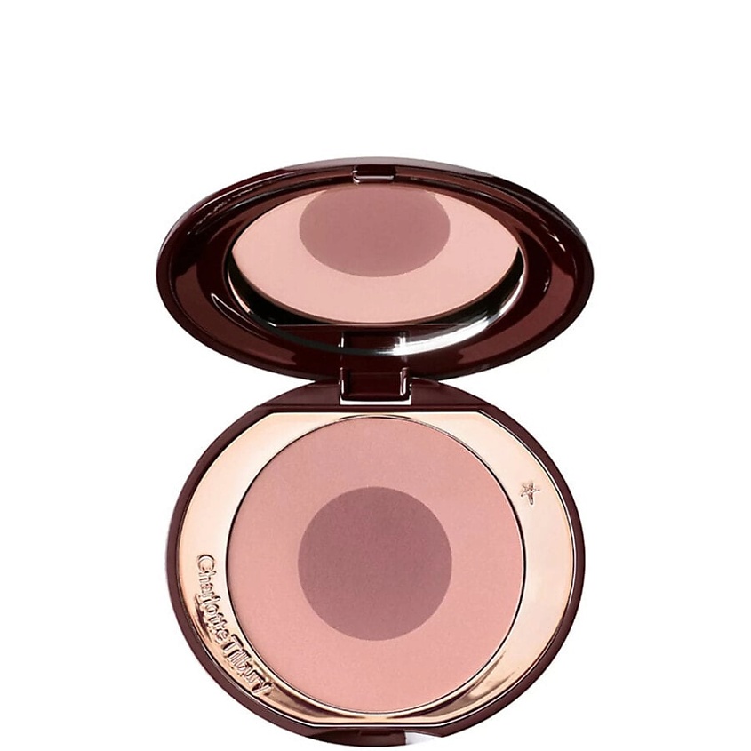 CHARLOTTE TILBURY Двухцветные румяна Cheek To Chic, Pillow Talk Deep ...