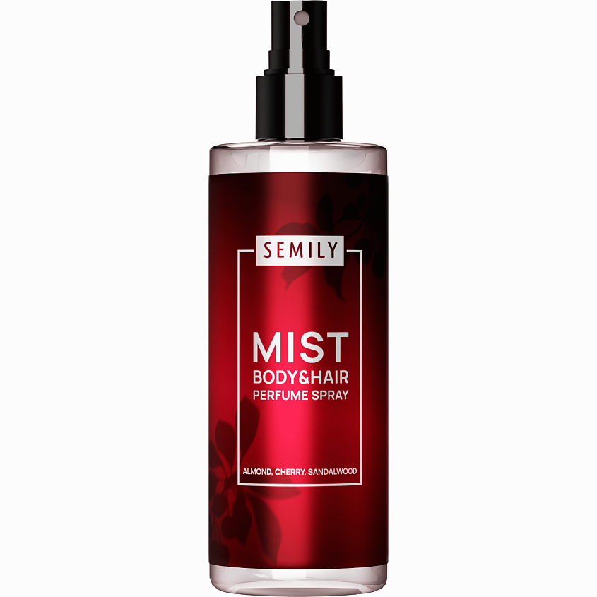 SEMILY Спрей-мист для тела и волос almond, cherry, sandalwood купить по ...