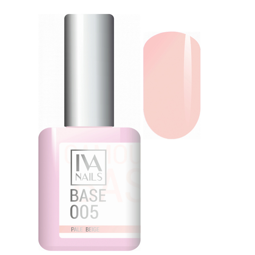 IVA NAILS Каучуковая база для гель-лака The BASE CAMOUFLAGE, 008 купить по низким ценам в ЛЭТУАЛЬ