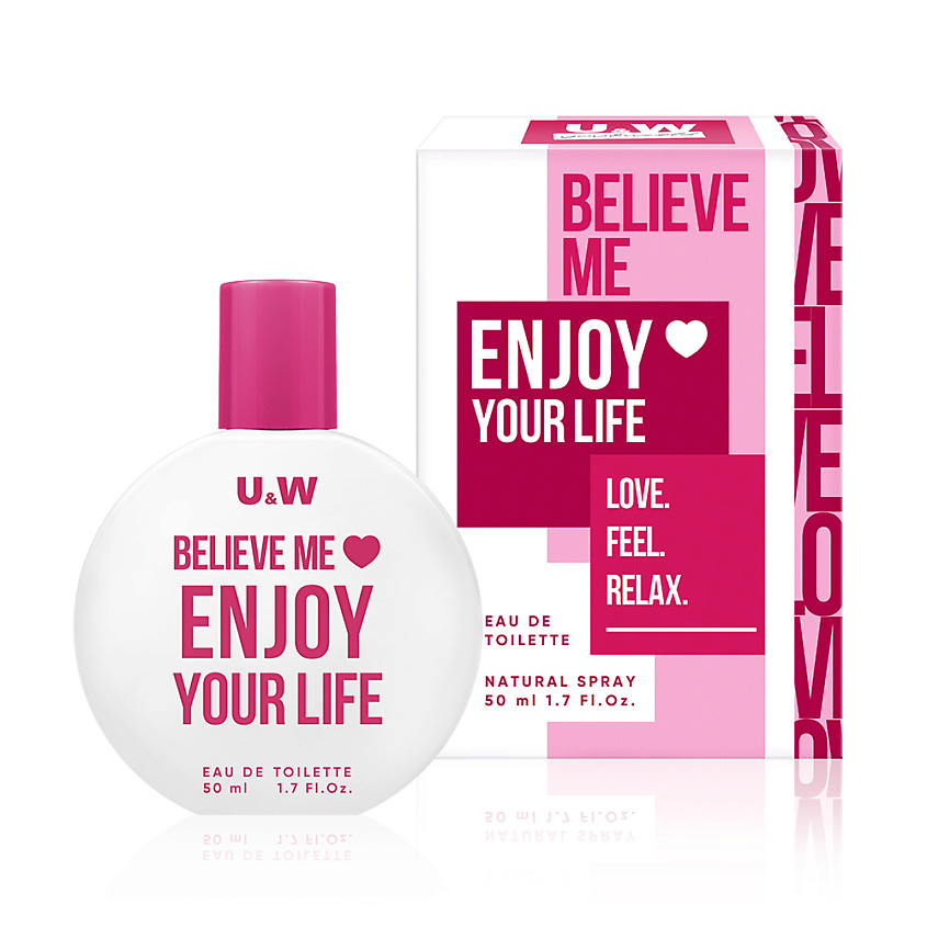 YOU & WORLD Believe me Enjoy your life туалетная вода женская духи ...
