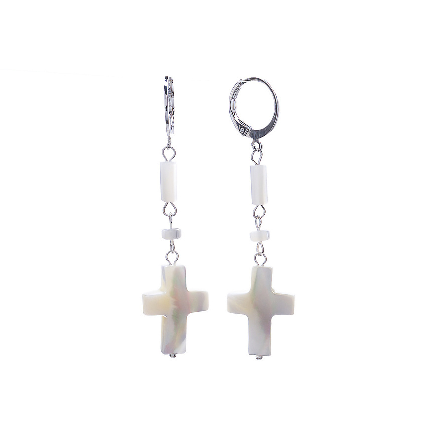 LANZEROTTI Серьги Lanzerotti, Cascata, с перламутром и подвеской в ...