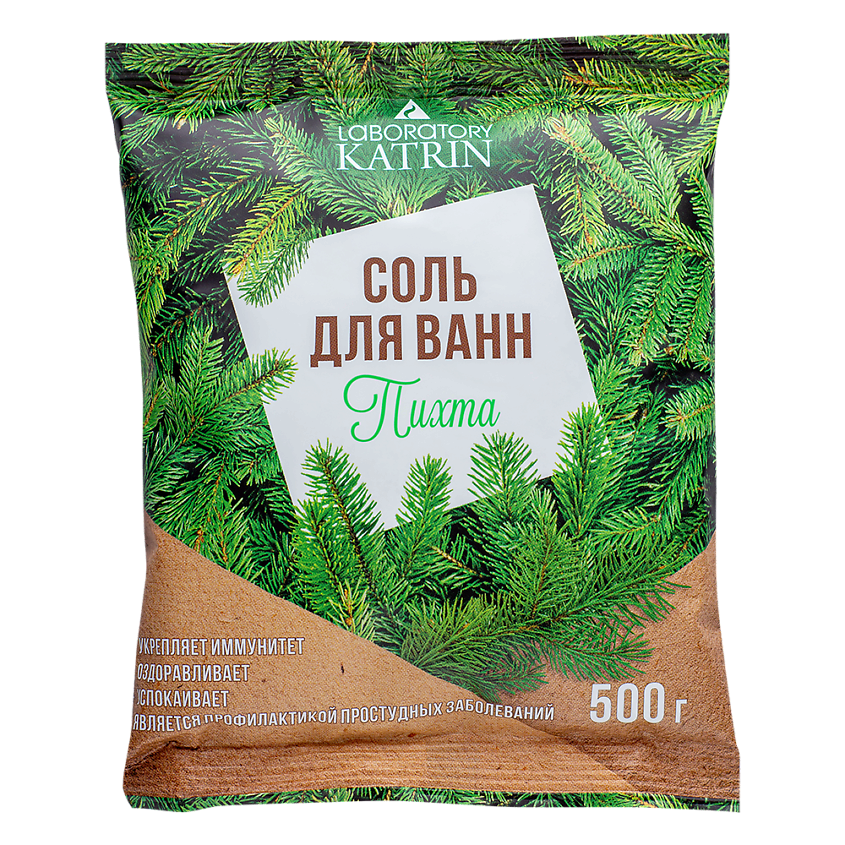 LABORATORY KATRIN Натуральная морская соль для ванн в пакете Пихта, 1 шт. купить по цене 69₽ в ...