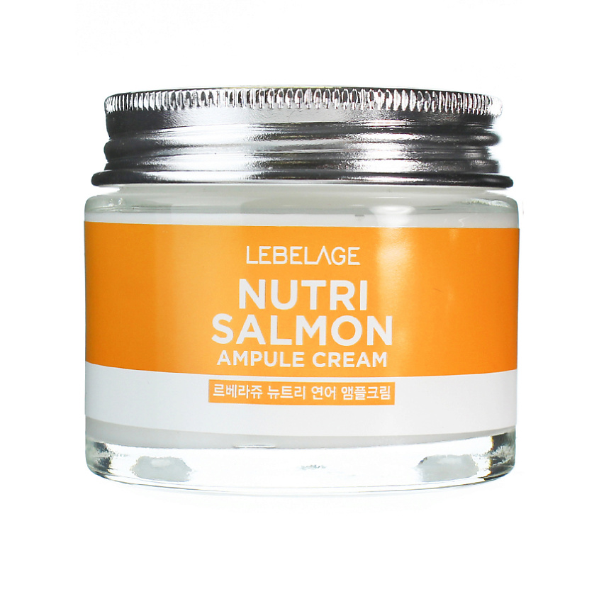 LEBELAGE Крем для лица с Лососевым маслом ампульный Ampule Cream Nutri ...