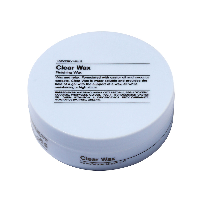 J BEVERLY HILLS Воск для стайлинга Clear Wax Water-Based Finishing Wax ...