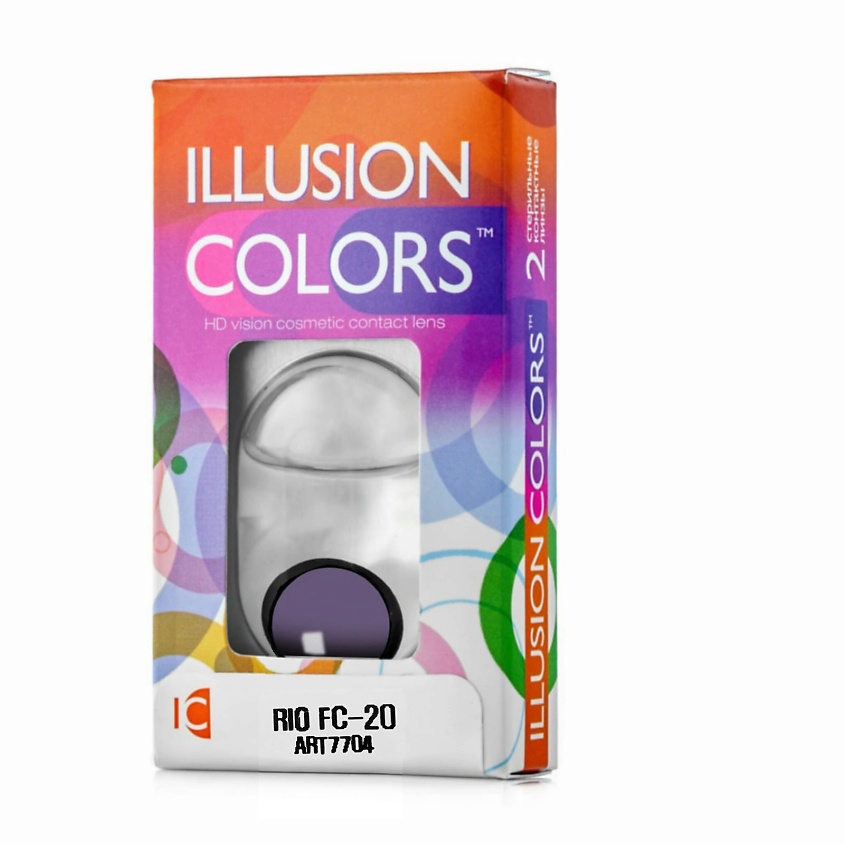 ILLUSION Контактные линзы ILLUSION RIO FC-20 купить по цене 750₽ в ЛЭТУАЛЬ