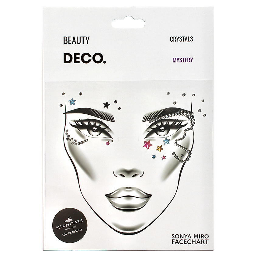 DECO. Кристаллы для лица и тела FACE CRYSTALS by Miami tattoos (Mystery ...